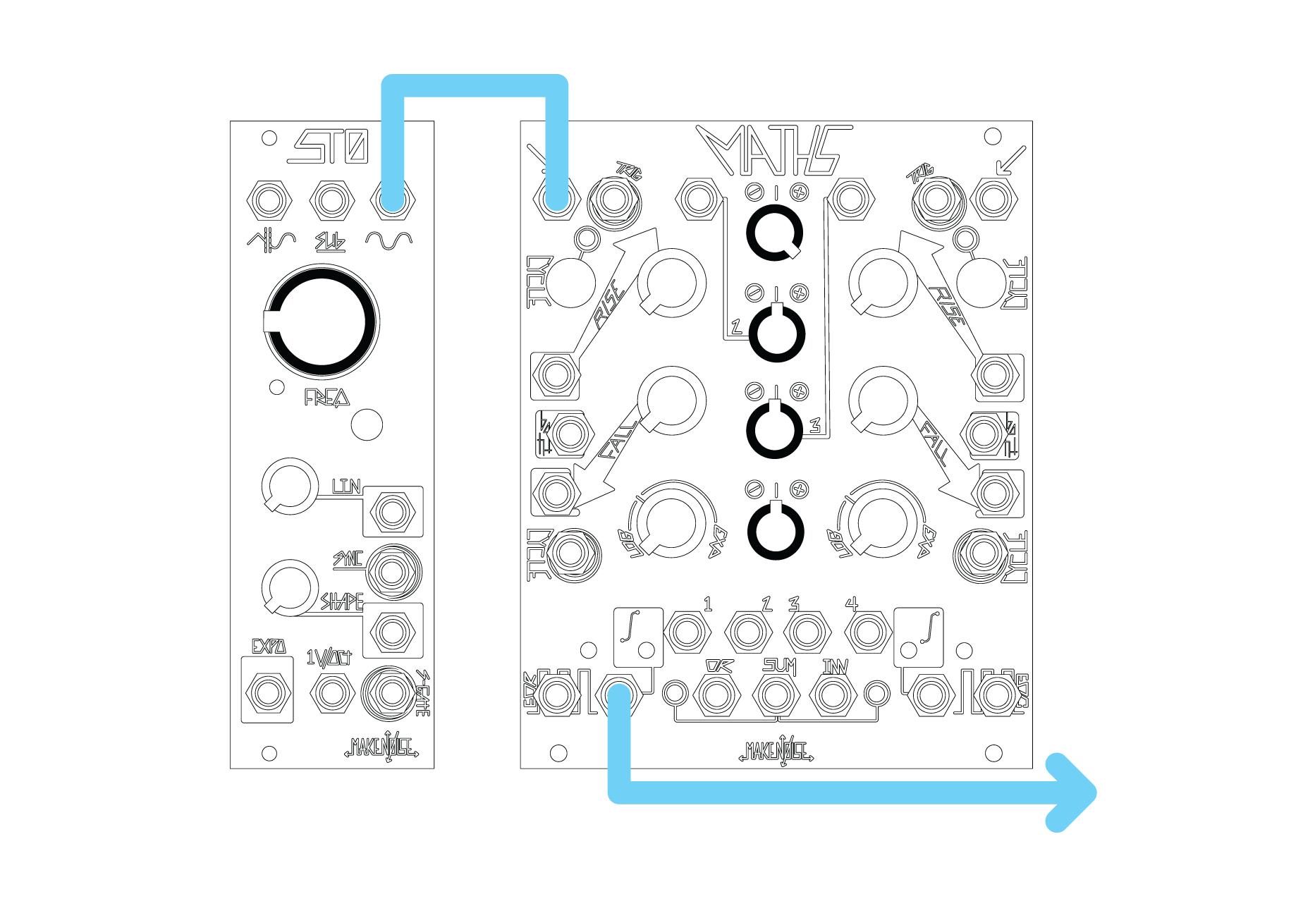 Typical Voltage Controlled Pulse/Clock with Voltage Controlled Run/Stop ...